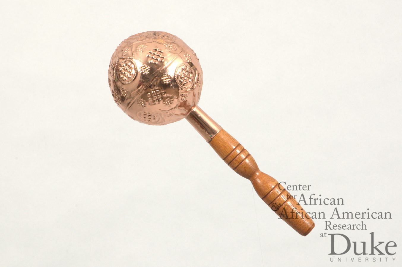 Copper Rattle (Candomblé) with wooden handle - The Sacred Arts of the ...