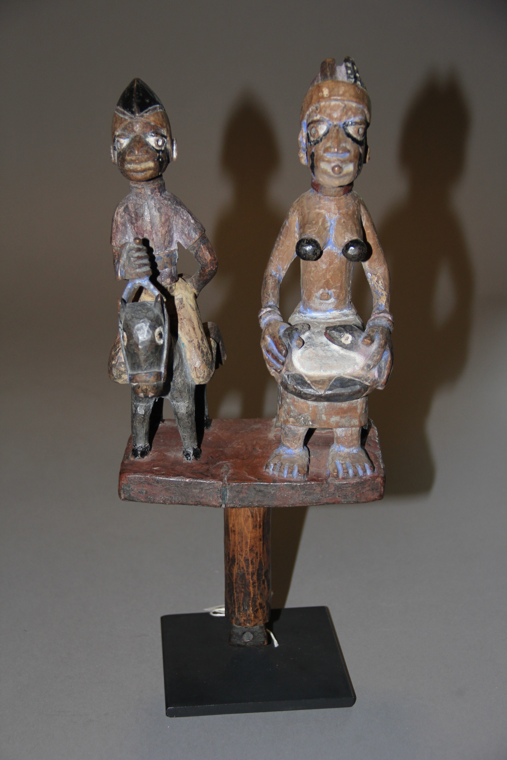 Yoruba Scepter Featuring Priestess and Horseman - The Sacred Arts of ...